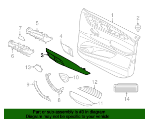 51417381884 - 2014-2019 BMW Trim Panel (51-41-7-381-884) | BMW of South ...