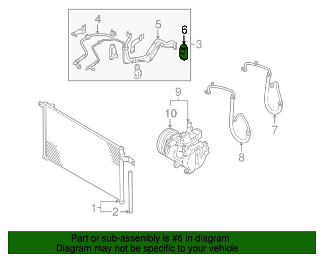 2009-2011 Kia Expansion Valve 97604-1G300 | OEM Parts Online