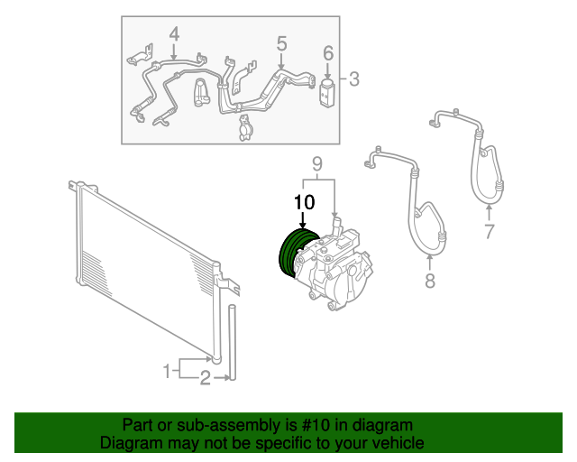 2006-2011 Kia Clutch & Pulley 97643-1G000 | Kia Parts Fast