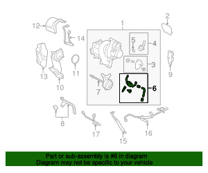 2008-2016 GM Turbocharger Wastegate Actuator 12657023 GM ...