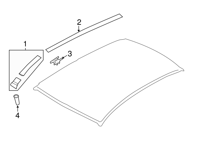 91046FL110 - Roof Drip Molding 2018-2023 Subaru Crosstrek | AutoNation ...