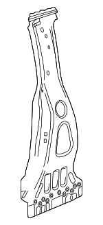 2015 Cadillac ATS Lock Pillar Reinforced - Driver's Side (LH) 23481339 ...