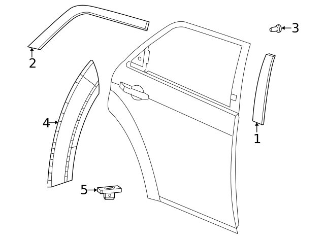 2011-2023 Dodge Charger Applique 57010429AD | TascaParts.com