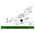 2020-2025 GM (Replaces 84488395) Trailer Brake Control Switch Assembly ...