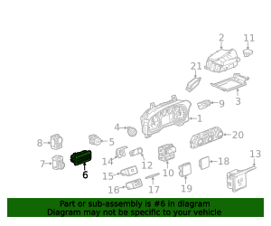 2020-2023 GM F (S)Switch Pkg (Replaces Part Number 84756684) 84942073 ...