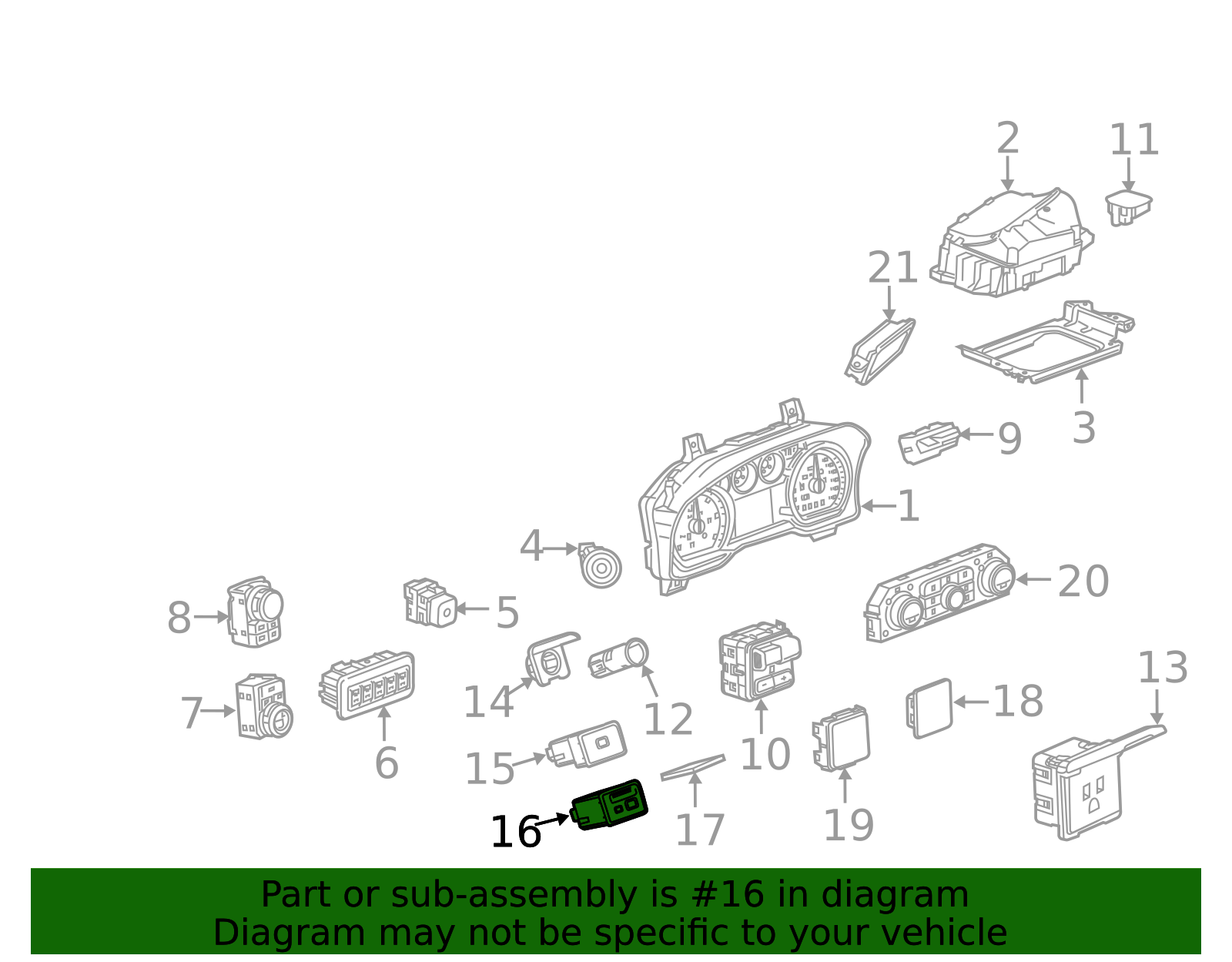 2024-2025 GMC USB Port 13558187 | QuirkParts
