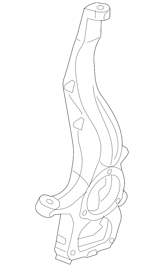 2011-2018 Mopar Steering Knuckle 68022628AD | Mopar Parts Canada