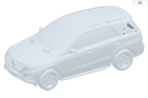 Parktronic System (Pts) for 2025 Mercedes-Benz EQE 350+ SUV | Mercedes ...