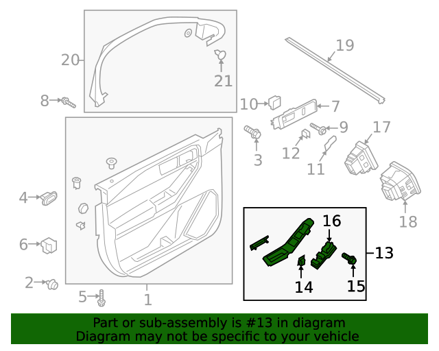 2020-2023 Ford Explorer Switch Housing LB5Z-14525-AC | OEM Parts Online