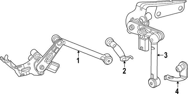 2022-2024 Mercedes-Benz Headlight Level Sensor 232-905-43-01 | MB OEM Parts