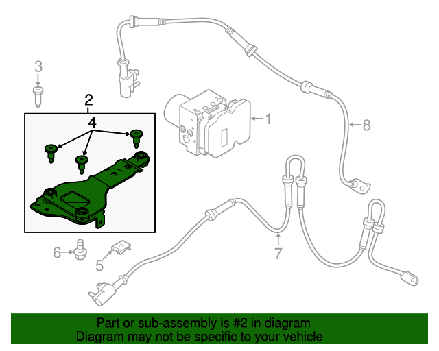 2013-2023 Land Rover Mount Bracket LR033466 | JaguarParts.com