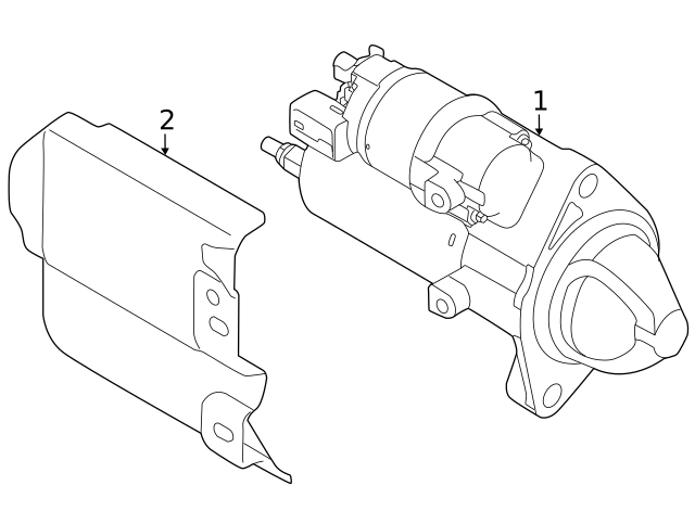 36100-3NFA0 - Starter 2022 Kia Carnival | Kia.Parts Store