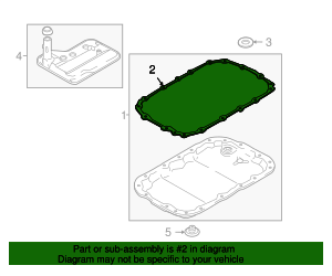 24117572618 - 2007-2013 BMW Gasket (24-11-7-572-618) | BMW of South ...