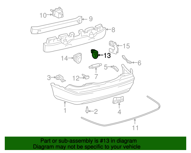 89341-50011-G0 - Sensor 2001-2003 Lexus LS430 | Lexus Parts Outlet