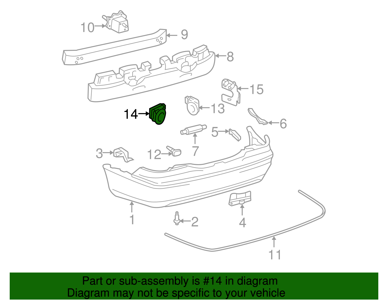 2001-2003 Lexus LS430 Sensor 89341-50050-G1 | Retail Performance Auto Parts