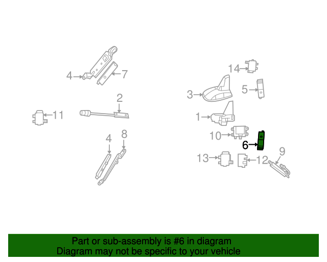 166-820-10-89 - Amplifier 2012-2013 Mercedes-Benz | Mercedes-Benz USA Parts