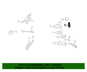 166-820-06-89 - Amplifier 2012-2015 Mercedes-Benz | Mercedes-Benz USA Parts