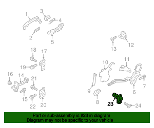 Hyundai - 93560-25100 - Door Jamb Switch - 1994-2020 Hyundai | OEM ...