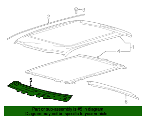 2017-2024 Ford Windshield Header HC3Z-2503410-A | Ford OEM Parts Online