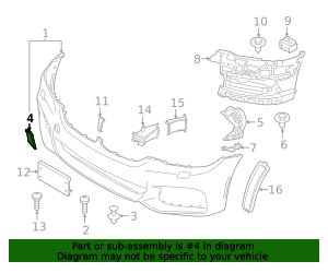 51-11-8-073-722 - Tow Eye Cap 2018-2020 BMW M5 | BMW OEM Parts