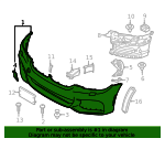 51118073721 - 2018-2020 BMW M5 Bumper Cover (51-11-8-073-721) | BMW of ...