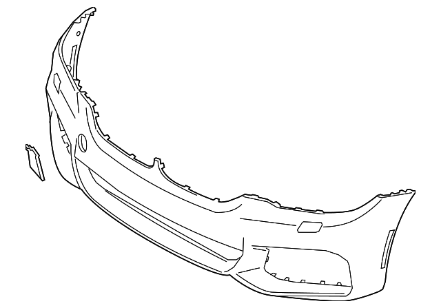 51118073721 - 2018-2020 BMW M5 Bumper Cover (51-11-8-073-721) | BMW of ...