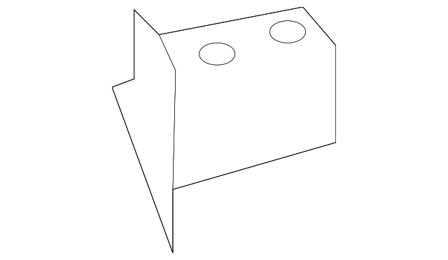 2016-2019 Chevrolet Cruze Front Bumper Impact Bar Bracket 39059598 GM ...