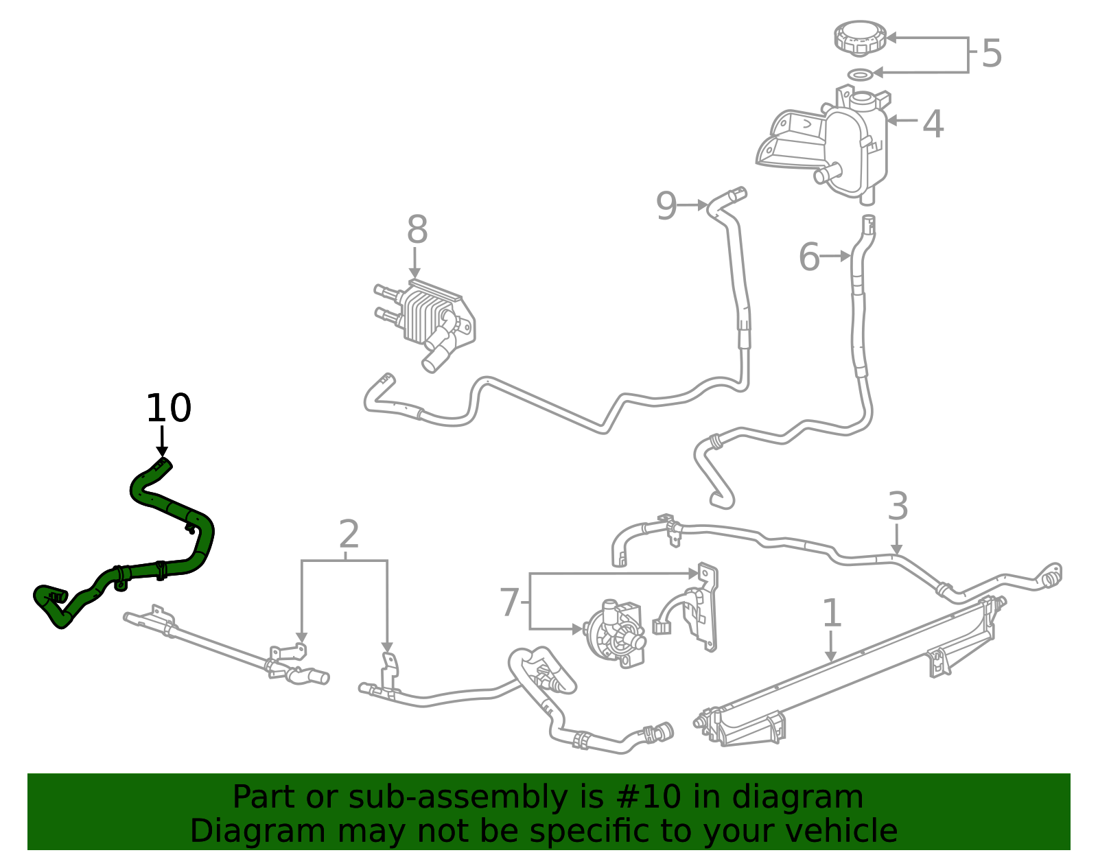 2020-2025 GM Cooler Line 85114422 | QuirkParts
