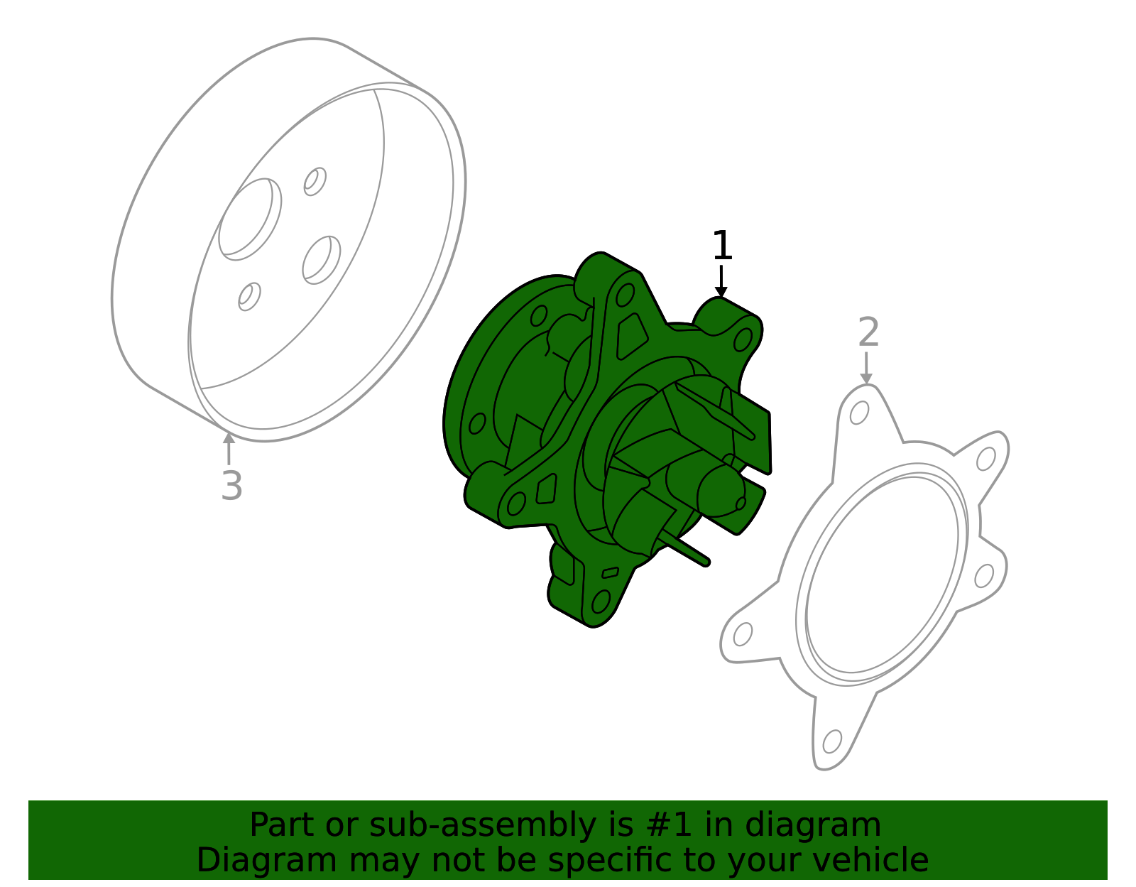 2025 Kia Seltos Water Pump 25100-2M801 | TascaParts.com