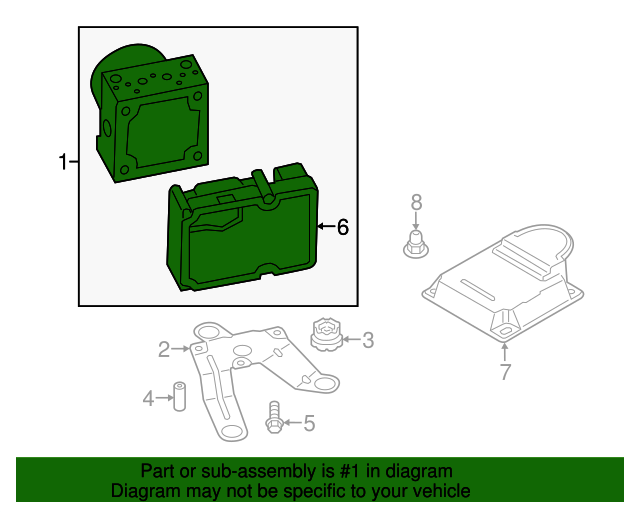 34516881327 - 2015-2018 BMW Modulator Valve (34-51-6-881-327) | BMW of ...