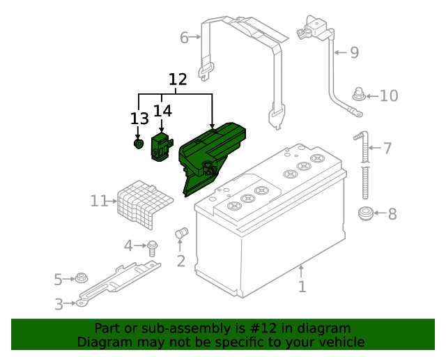 2019-2023 Audi Battery Current Sensor 4K0-915-459-F | OEM Parts Online