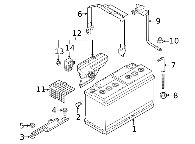 2019-2023 Audi Battery Current Sensor 4K0-915-459-E | Audi USA Parts