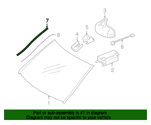 251-690-49-62 - Trim Molding 2006-2012 Mercedes-Benz | Mercedes-Benz ...