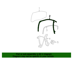 2007-2012 GM Run Channel 22831428 | GMPartsDirect.com