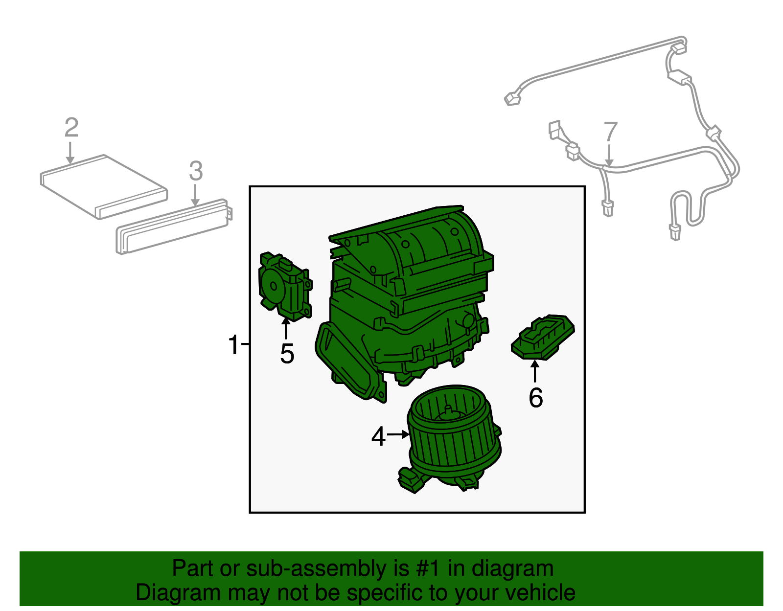 2013-2018 Toyota Blower Assembly 87130-12581 | Toyota OEM Parts Online
