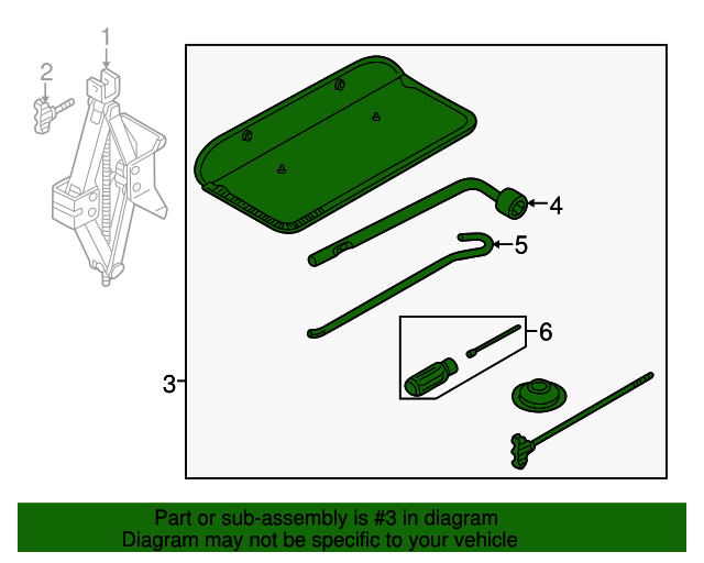 2003-2006 Subaru Baja Repair Kit 97010AE01A | Subaru Parts Store