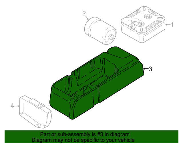 Genuine BMW 71-10-6-873-442 | Storage Box | FREE Shipping on Most ...