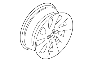 2007-2018 Volvo Aluminum Rim Magni 8 X 18in - Silver Bright 30758060 ...