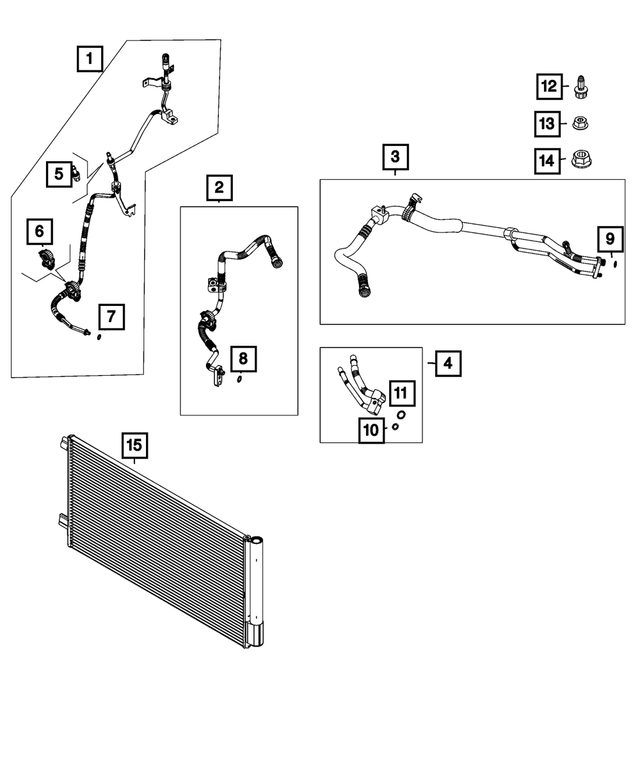 2023-2025 Dodge Hornet A/C Line 68616533AA | Mopar eStore