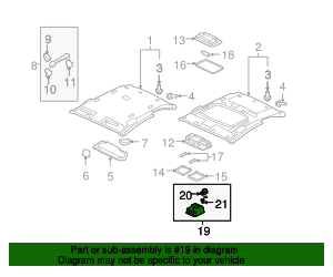 35830-SNA-A71ZB - Sunroof Switch 2009 Honda Civic | Honda Parts Online