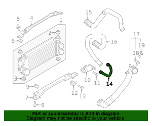 FL3Z-9J478-B - Air Hose 2015-2020 Ford F-150 | Ford Parts Direct