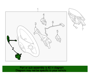 000-545-28-68 - Paddle Switch 2012-2019 Mercedes-Benz | Mercedes-Benz ...