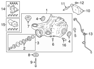 Genuine OEM Differential Pinion Bearing Part# LR158115 Fits 2020-2023 ...