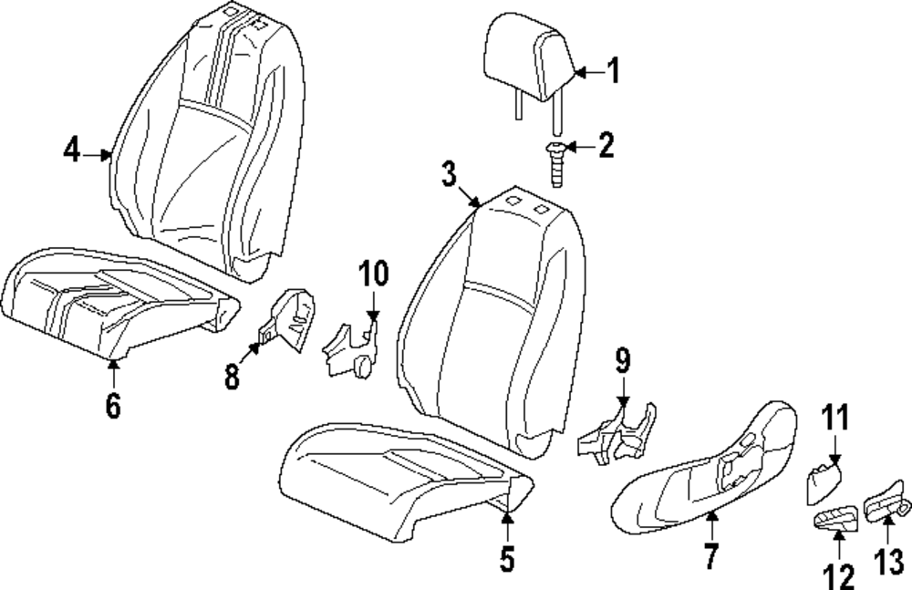 81544-3A0-A01ZA - 2023-2025 Honda CR-V - Headrest Guide | Genuine Honda ...