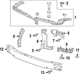Buy Genuine GM Auto Parts - Bracket (Part # 84754262) | GM Parts Store