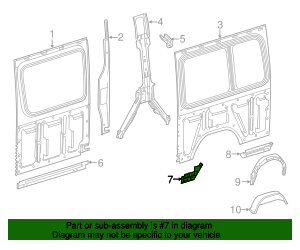 906-630-35-40 - Lower Reinforced 2010-2023 Mercedes-Benz | Mercedes ...