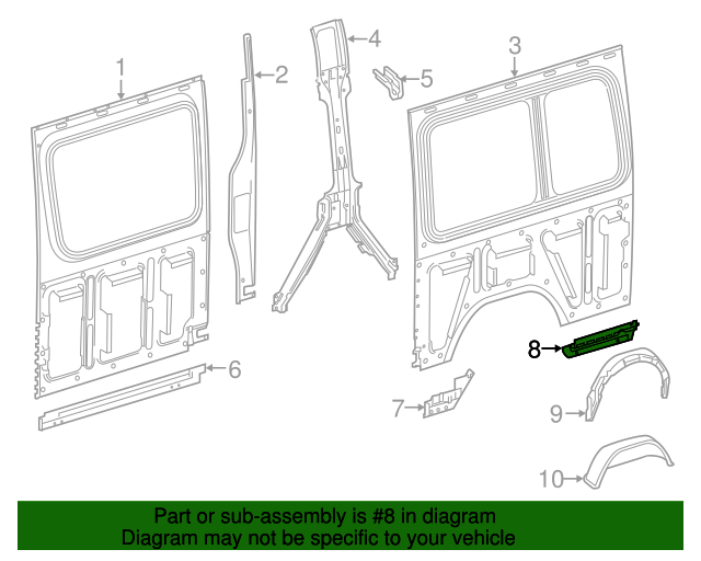 906-630-25-40 - Lower Reinforced 2010-2018 Mercedes-Benz | Mercedes ...