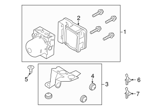 BV6Z-2C405-E - ABS Pump Assembly 2012-2014 Ford Focus | Ford Parts Center