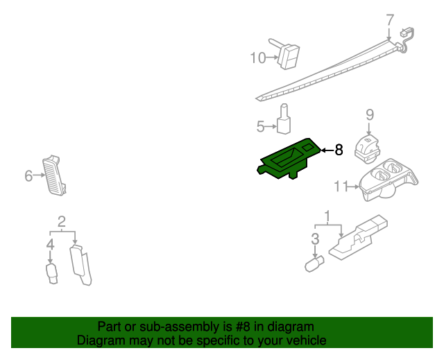 4L0-959-521-A-40X - Switch Panel 2007-2015 Audi Q7 | AutoNationParts.com