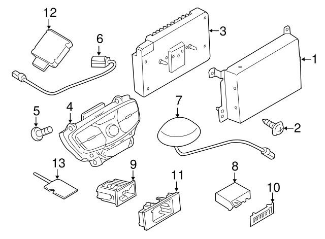 2016-2023 Ford Control Module HU5Z-19A387-C | OEM Parts Online